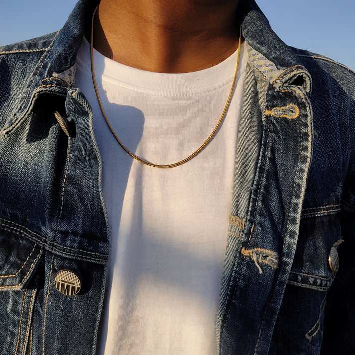 Premium Gold Snake Chain | Men’s Snake Design Chains Online